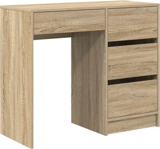 vidaXL Vidaxl - Bureau Chêne sonoma 90 x 37,5 x 75 cm Bois dingénierie