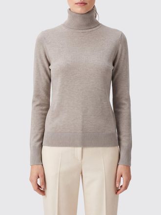 Max Mara S Max Mara Pull &agrave; col roul&eacute; slim fit en laine c&ocirc;tel&eacute;e