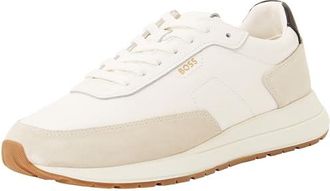 BOSS Boss Baskets Vinston Runn_sdgrlt pour Homme, Blanc Ouvert., 41 EU
