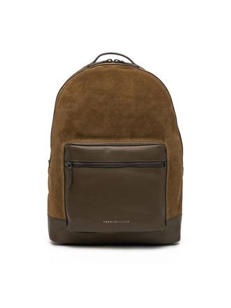 Tommy Hilfiger Rucksack Th Casual Suede Backpack AM0AM13229 Gr&uuml;n