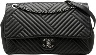 Chanel Sac bandouli&egrave;re Classic Flap Pre-owned - Femme - Pre-owned - Noir - Taille: ONE Size