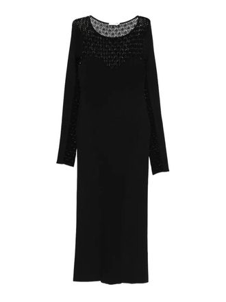 Patrizia Pepe Robe Au Genou - Noir