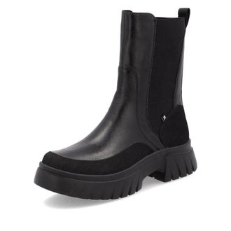 Rieker Evolution Damen Chelsea Boots W1872, Frauen Stiefeletten, lose Einlage,uebergangsstiefel,Schlupfstiefel,flach,Stiefel,Weiss (01),38 EU / 5 UK