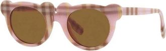 Burberry Lunettes de soleil irr&eacute;guli&egrave;res - unisex - Accessoires - Rose - Taille: 43 MM