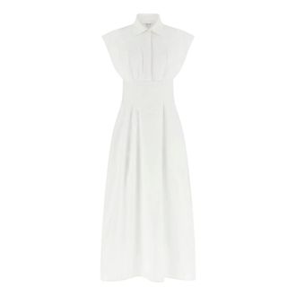 Guess Femme, Robes, Blanc, Taille: 36 FR Cherry Longuette Dress
