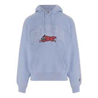 Icecream Baumwoll-Hoodie mit Eiscreme-Print - - Sweatshirts & Hoodies - Herren - Blau - S