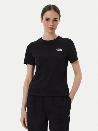 The North Face T-Shirt Evolution Simple Dome Slm NF0A8FX7 Schwarz Regular Fit