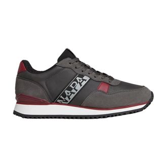 Napapijri Graue Eco-Leder Cosmos Laufschuhe - - Shoes - Herren - Grau - 45 EU