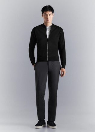 Mango Cardigan confort en maille extensible noir - Homme - XXL - MANGO MAN