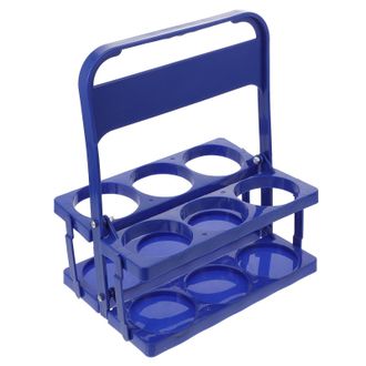 Lurrose Klappbarer Bierflaschenträger aus Kunststoff mit Griff Langlebiger Bierflaschen Organizer für Bar Party und Ktv