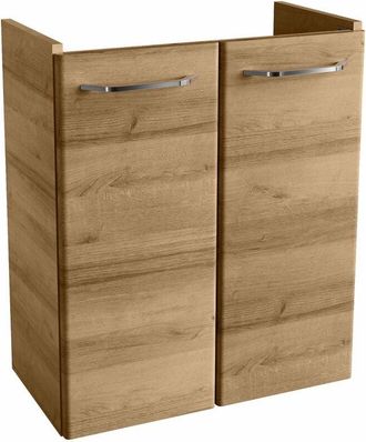 Fackelmann Milano Gäste WC Waschtischunterschrank - Ast Eiche