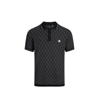Moose Knuckles Polo logotyp&eacute; &agrave; manches courtes