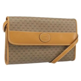 Gucci Sac bandouli&egrave;re vintage Pre-owned - Femme - Pre-owned - Beige - Taille: ONE Size