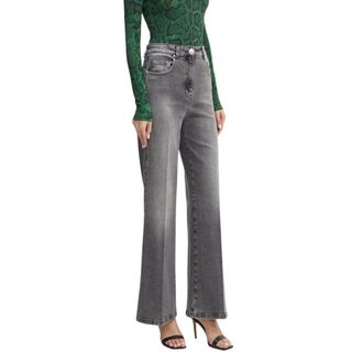 Simona Corsellini Femme, Jeans, Gris, Taille: W31 Jean &eacute;vas&eacute; A24Cppad06