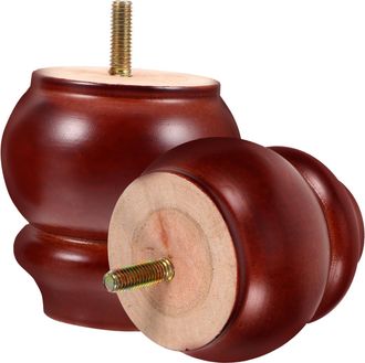 Soimiss 2stücke Holz Möbelbeine Für Schrank Füße Unfinished Massivholz Sofa Bein Ersatz Tischbeine Einfach Zu Montieren Passt Zu Verschiedenen Möbelstilen