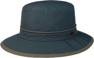 Stetson Chapeau Outdoor Kettering Femme/Homme - Capeline de Peche Mauvais Temps avec Passepoil Hiver Automne Printemps Ete Printemps-ete - XL (60-61 cm) Bleu