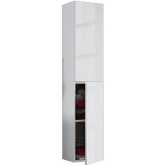 ebuy24 Ebuy24 - Mobilier de badge : grande agression Lendas h. 150 x l. 33 x p. 22 cm Blanc