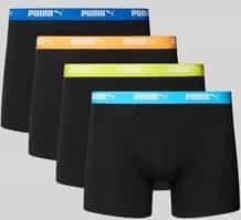 Puma Trunks im 4er-Pack mit elastischem Logo-Bund