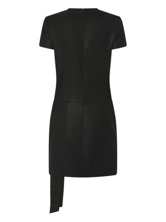 Pinko Womens Dress Black Wool Pinstripe
