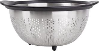 Masterpro Set mit 3 Sieben und Sieben - Packung mit 3 Sieben für die Küche - Edelstahlsieb - Feinmaschiges Sieb für Nudeln, Reis und Obst