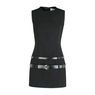 Coperni Femme, Robes, Noir, Taille: 34 FR Multi Belt Tailored Dress