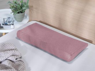 Theraline Pearlfusion orthop&auml;disches Schlaf- & Nackenst&uuml;tzkissen, Komfortbreite 72cm | H&ouml;he 12 cm | inkl. Au&szlig;enbezug Melange Rosenholz Bamboo-Collection