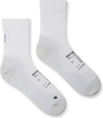 SATISFY Satisfy, Homme, Sous-v&ecirc;tements, Blanc, Taille: S Chaussettes Tube en Laine M&eacute;rinos et Nylon