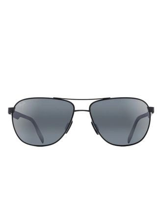 Maui Jim Castles Pilotenbrille - Schwarz