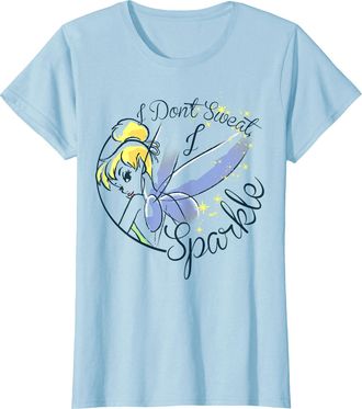 Disney Peter Pan Tinkerbell Sweat Sparkle Graphic T-Shirt T-Shirt