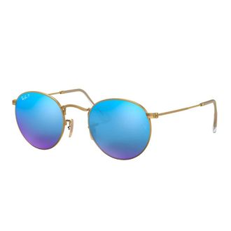 Ray-Ban unisex, Accessoires, Jaune, Taille: 50 MM Round Lunettes de soleil