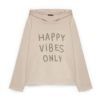 Fiorella Rubino Damen, Sweatshirts & Hoodies, Beige, LGröße