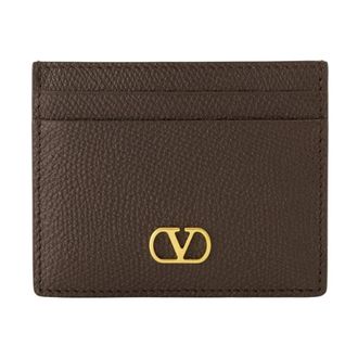 Valentino Garavani Femme, Accessoires, Brun, Taille: ONE Size VLogo Signature Cardholder