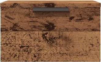 Generic Wandmontierter Nachttisch, Schwebender Nachttisch f&uuml;r Schlafzimmer, Wandmontierter Beistelltisch mit Schublade Zum Organisieren von Essentials und Dek