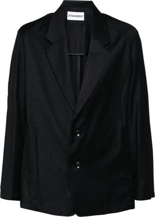 Attachment Einreihiges Sakko - Schwarz