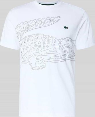 Lacoste Sport Regular Fit Sport-T-Shirt aus Baumwoll-Mix