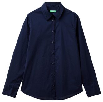 Benetton Damen 5cqydq06u Hemd, Nachtblau 016, Medium