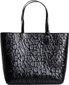A|X Armani Exchange Sac à bandoulière avec poignées, noir, Taille unique