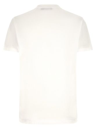 Dolce & Gabbana Mini Logo-Embroidered T-shirt - White