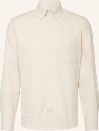 Reiss Reiss Flanellhemd Hunt Extra Slim Fit weiss