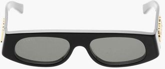 Gucci Oval Sunglasses with Embossed Maxi Logo size Unica