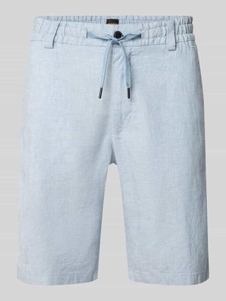 Boss Orange by Hugo Boss Tapered Chinoshorts aus Leinen-Mix Modell DS_3S