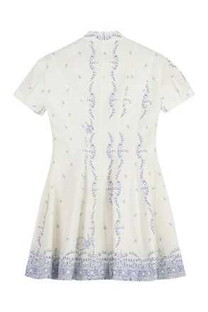 Philosophy di Lorenzo Serafini Womens Poplin Mini Dress White Cotton