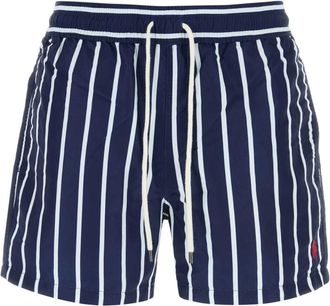 Polo Ralph Lauren Homme, Maillots de bain, Bleu, Taille: S Short de bain imprim&eacute; en polyester