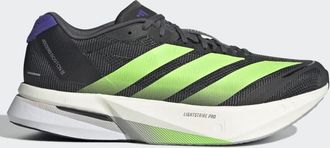 adidas adidas Performance - Adizero Boston 13 eqt - Schuhe in Core Black / Lime Burst-Schwarz