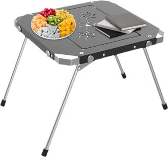 Generic Faltbarer Campingtisch - Leichte Tragbare Aluminiumlegierung K&uuml;chenwerkzeuge | Tisch im Freien | F&uuml;r Freunde Wiedervereinigung Garten Sport Home Patio