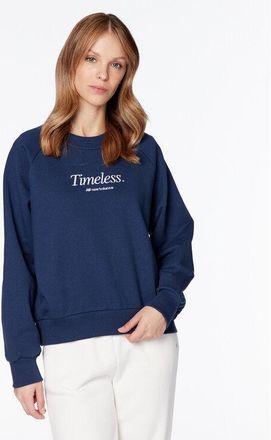 New Balance Sweatshirt WT31557 Dunkelblau Regular Fit