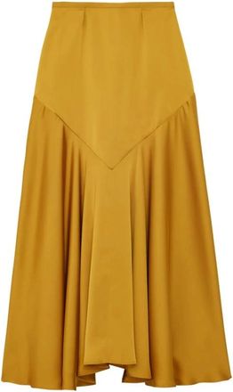 Ines De La Fressange Femme, Jupes, Jaune, Taille: 38 FR Velvette Long Skirt