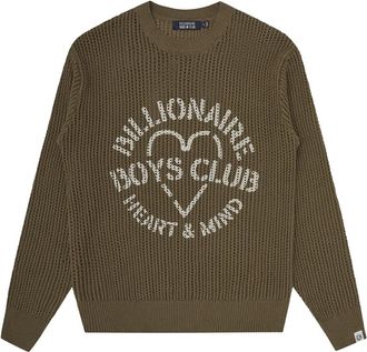 Billionaire Boys Club Herren, Strickwaren, Gr&uuml;n, LGr&ouml;&szlig;e