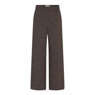 Gustav Femme, Pantalons, Brun, Taille: 38 FR Wide Pantalons
