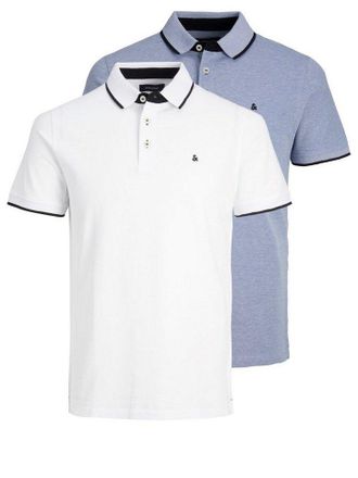 Jack & Jones Poloshirt JJEPAULOS (1-tlg) aus 100% Baumwolle